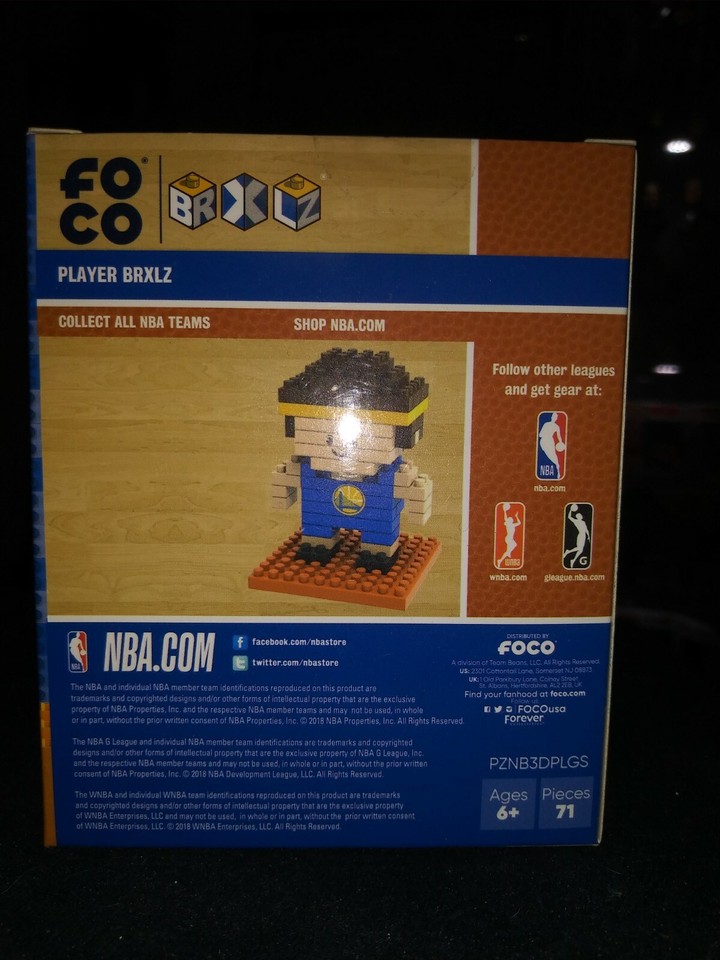 NEW! FOCO BRXLS NBA GOLDEN STATE WARRIORS PLAYER 71 PCS BASKETBALL ...