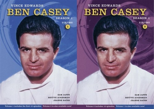 BEN CASEY TV SERIES COMPLETE SEASON 1 New DVD Vol 1 + 2 All 32 Episodes ...