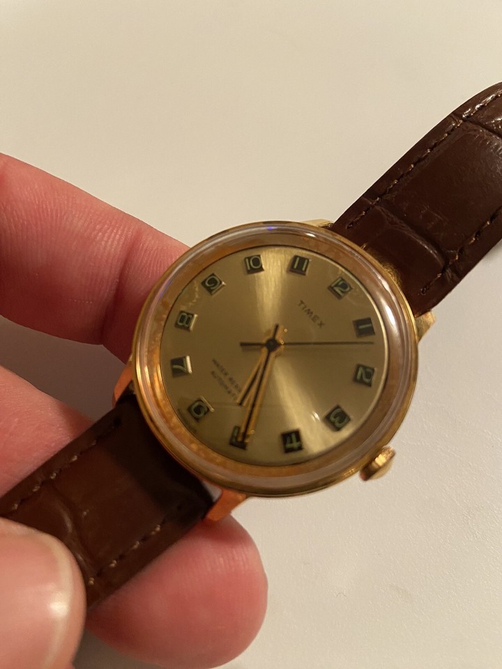 Vintage Men’s Timex Automatic Watch Viscount Line 1974 M31 Movement | eBay