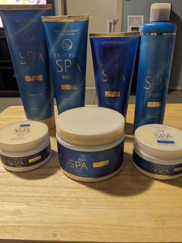 Bath And Body Works True Blue Spa New Release Complete 7pc Set | eBay