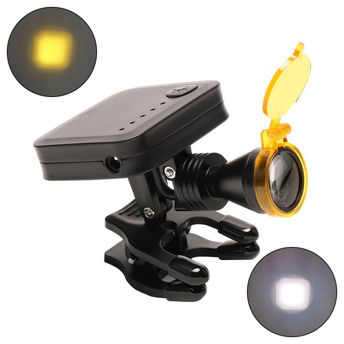 Dental 5W LED Wireless Headlight 4 Gear Adjustable Brightness Optical ...