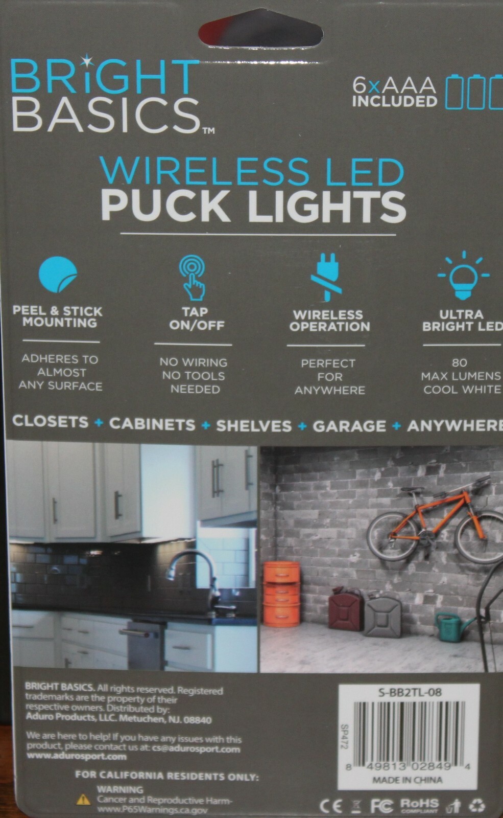 NEW Bright Basics Wireless LED Puck Lights 2 pack | eBay
