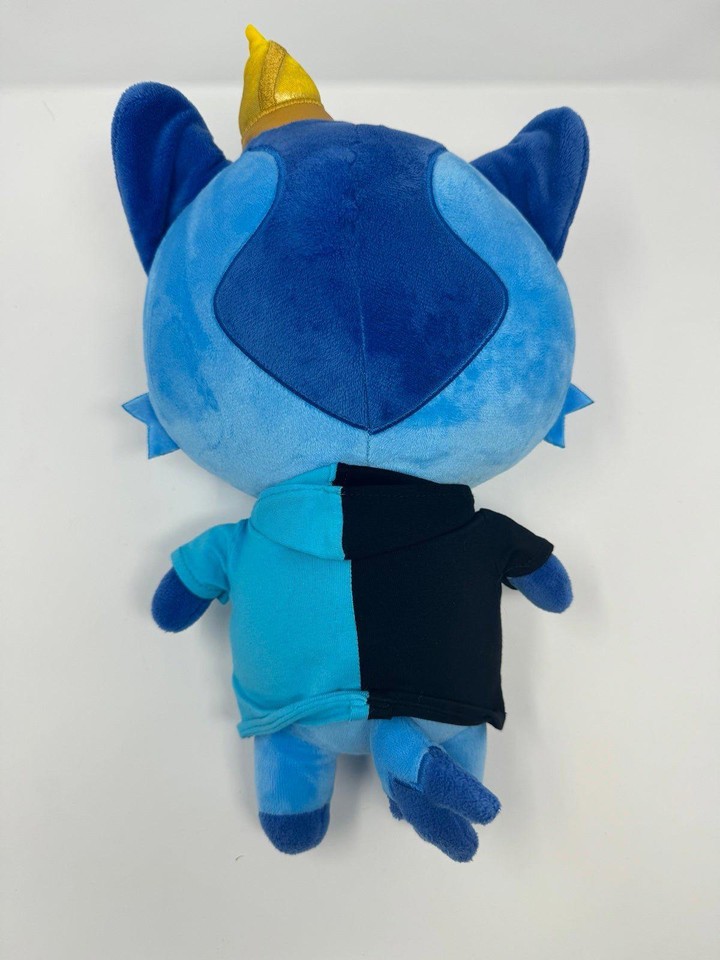 Krew District Teddy 14” Plush Krew Blue Black Collectible with Clothes ...