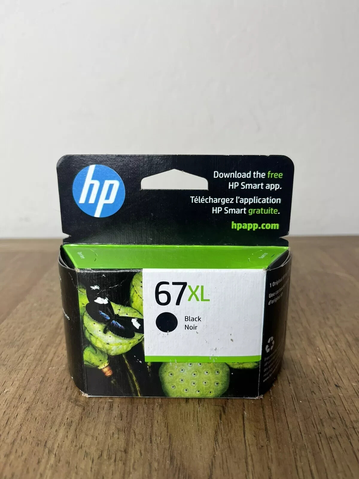 HP 67XL High Yield Black Original Ink Cartridge, ~240 pages, exp 10/25 ...