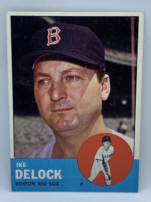 1963 Topps Baseball Ike Delock Red Sox #136 | eBay