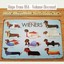 Wonderful Wiener Dogs Sign Funny Dog Sign Funny Puppy Sign Dachshund ...