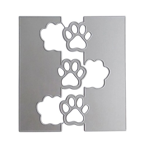 Carbon Steel Cutting Dies Paws Print Die Cuts Templates Molds Cuts ...