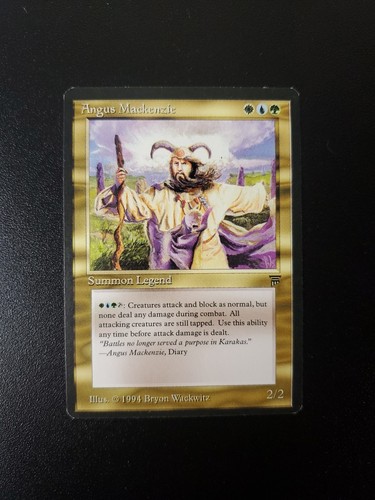 Angus Mackenzie - MtG Legends - English - Lightly Played LP/NM Pictures ...