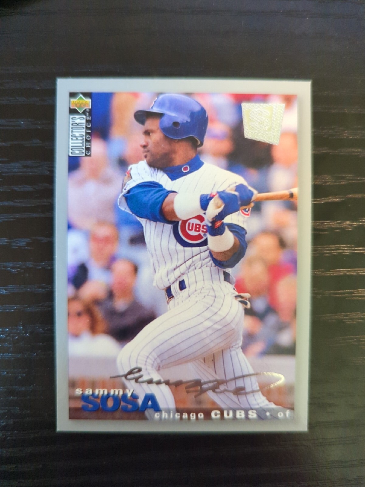 Sammy Sosa Silver Signature 1995 Collector's Choice #85 SE Chicago Cubs ...