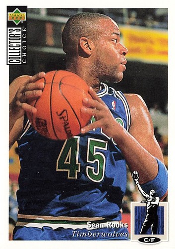 Sean Rooks 1994 Collector's Choice 276 Minnesota Timberwolves | eBay