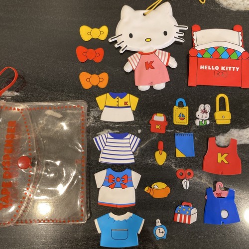 Vintage VERY RARE Sanrio 1976 Hello Kitty Vinyl Dressup Doll & More | eBay