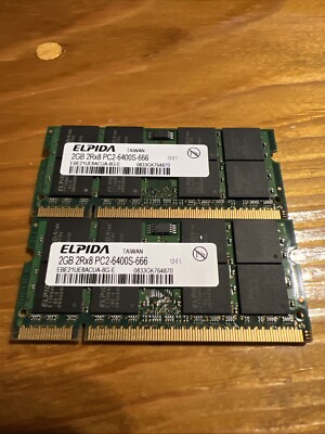 Elpida 2GB 2Rx8 PC2-6400S-666 Laptop RAM Memory | eBay