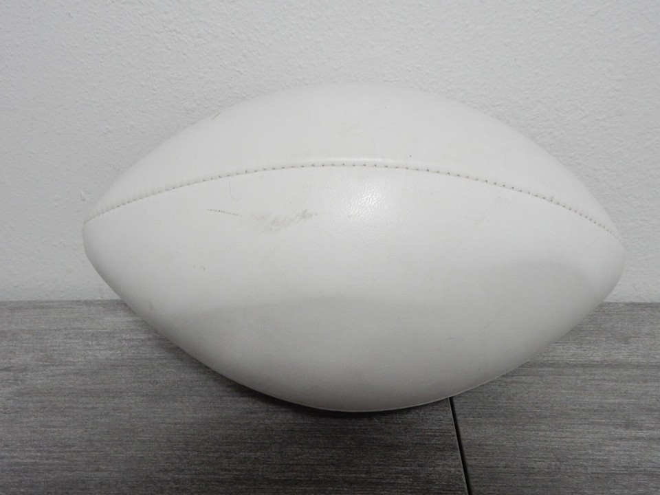 Wilson White Panel Football Made In USA Inflated Mike Shanahan ...