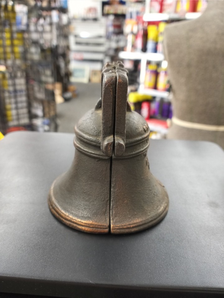 Vintage Cast Iron Liberty Bell Bank. "Proclaim Liberty Throughout All ...