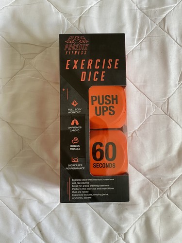 Exercise Dice Workout Game Warm Up Cardio HIIT Fitness Training Home ...