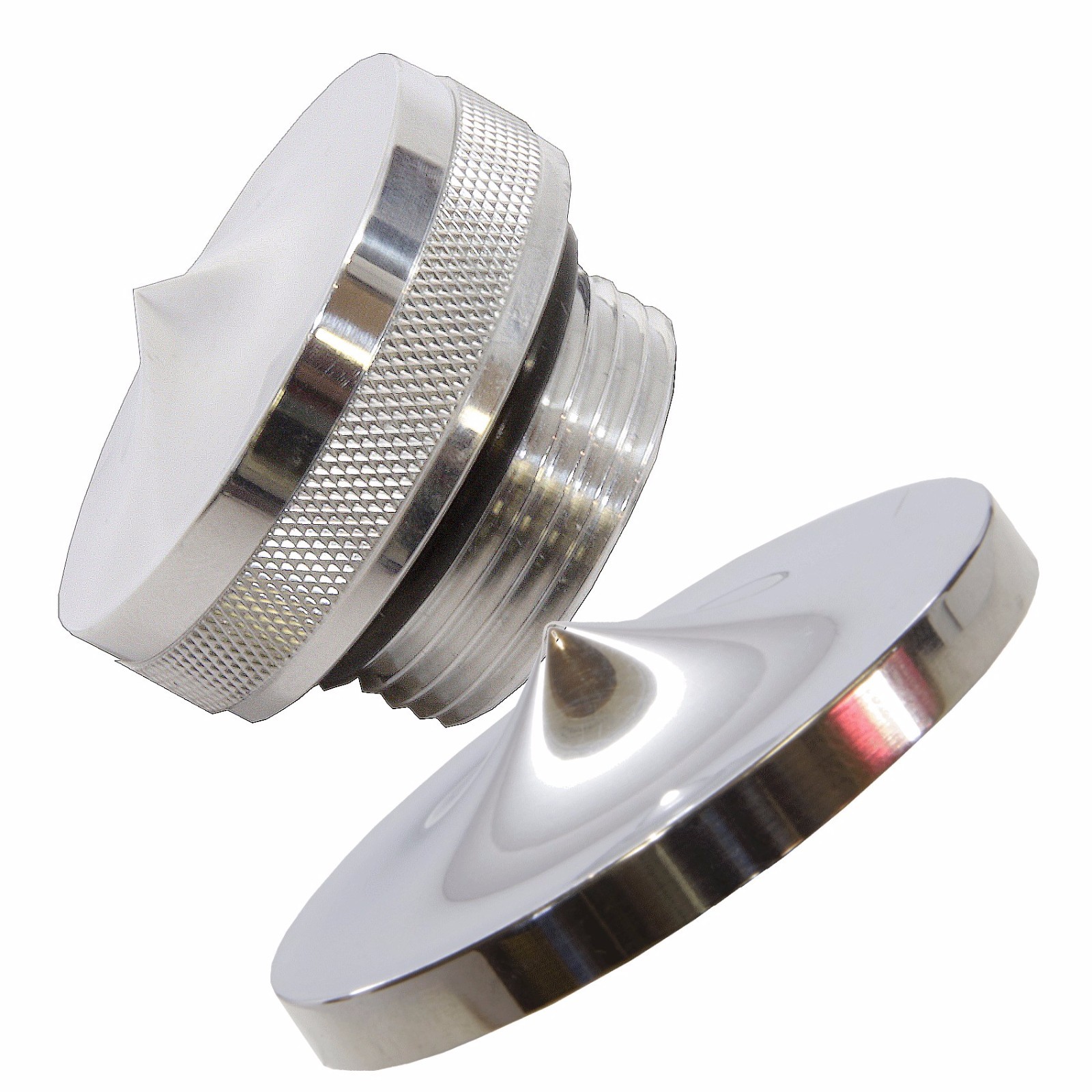 Custom Motorcycle Oil Cap 1-1/4" Pointed Style Aluminum - Mooneyes Oil ...