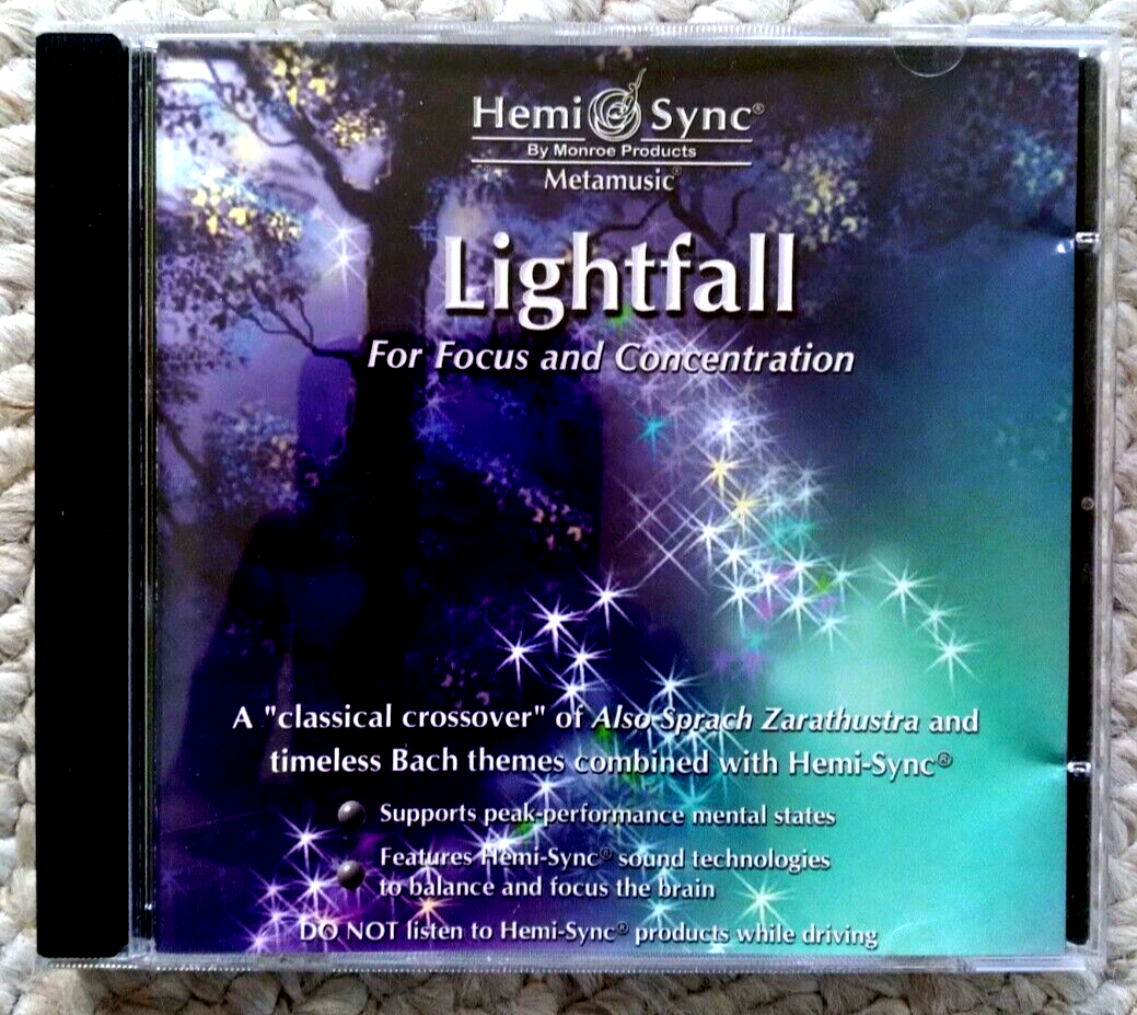 Hemi-Sync CD Metamusic LIGHTFALL For Focus and Concentration by Monroe Inst. | eBay