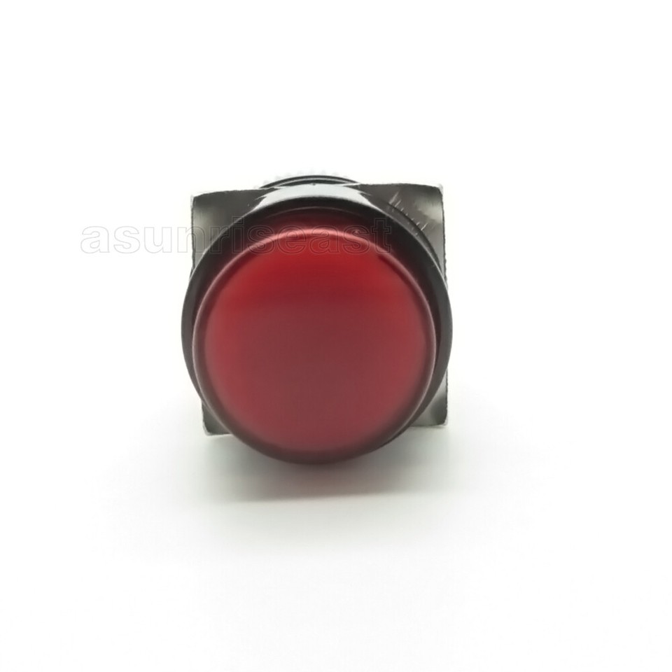 16mm Push Button Switch Round LED Indicator Light NO NC 12V 24V 220V ...