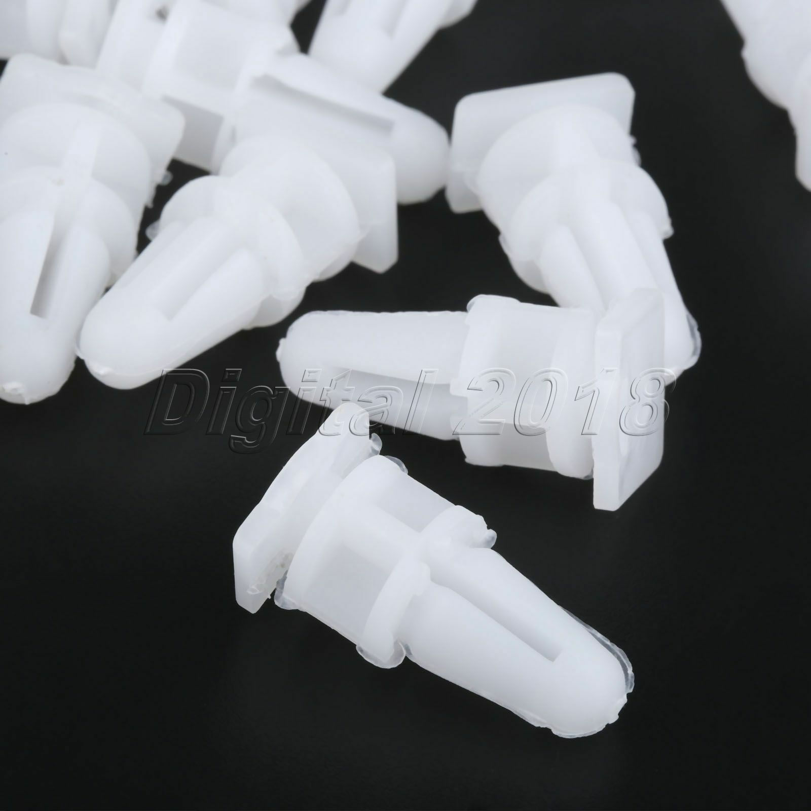 20pcs White Plastic Auto Plate Clips D82 Fastener 51471840961 ...
