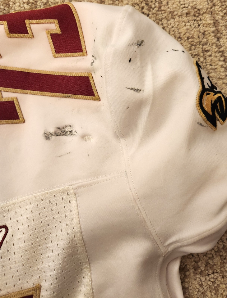 CLIF RAMSEY 2008 BOSTON COLLEGE MUSIC CITY BOWL GAME USED WORN FOOTBALL ...