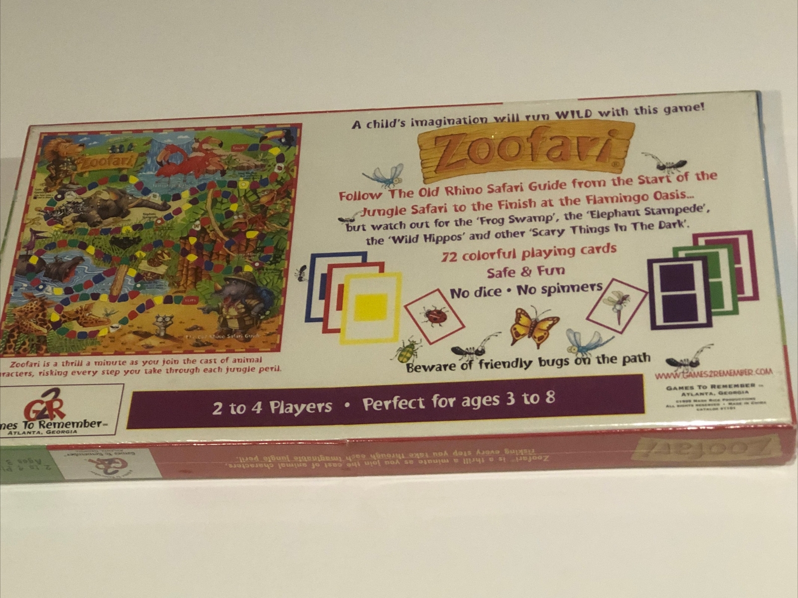 Zoofari Board GAME Jungle Safari Adventure 1999 Animal G2r Vtg ...