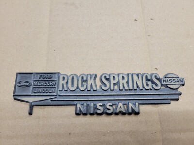 Rock Springs Ford Lincoln Nissan Wyoming Car Dealership Dealer Emblem ...
