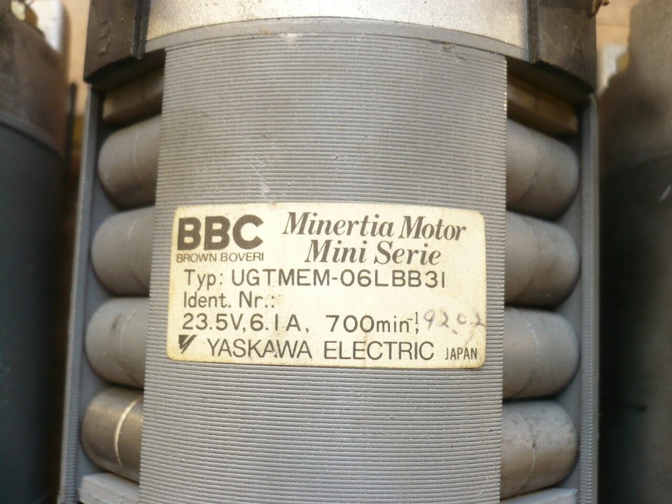 Charmilles Robofil 300 310 wire EDM Yaskawa Minertia UGTMEM-06LBB31 ...