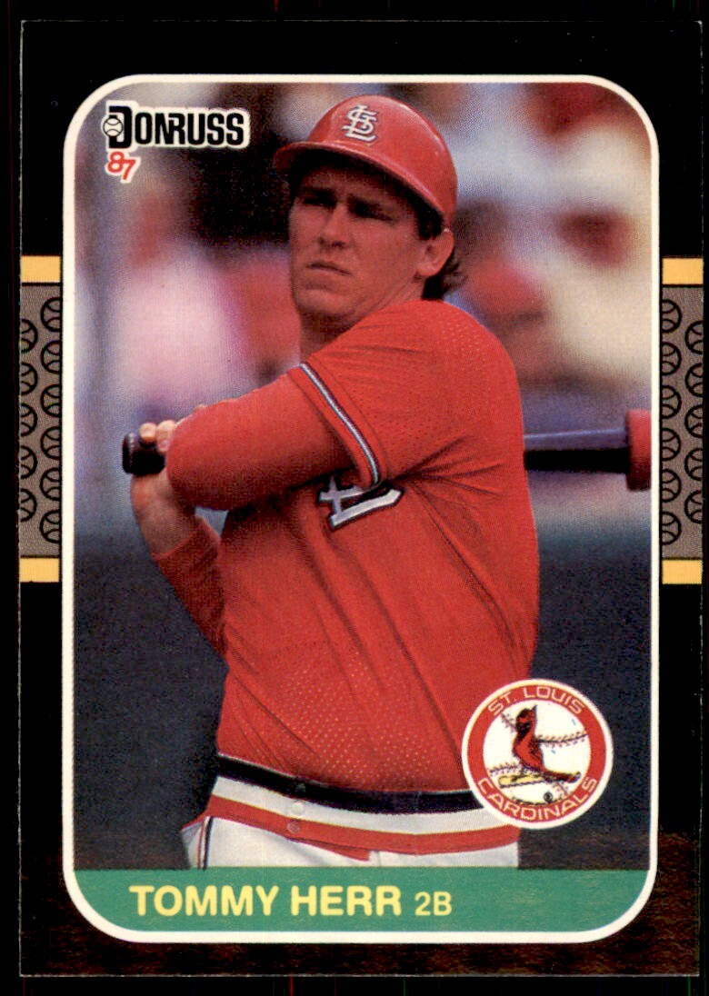 1987 Donruss Tommy Herr St. Louis Cardinals #140 | eBay