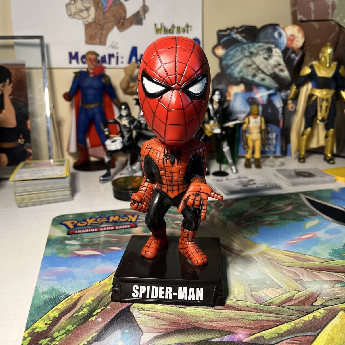 Funko Wacky Wobbler Marvel The Amazing Spiderman SDCC 2008 Funko Wacky Wobbler Marvel The Amazing Spiderman SDCC 2008