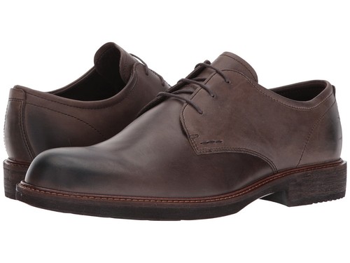 Men's ECCO Kenton Vintage Leather Plain Toe Lace Oxford, 512004 02559 ...
