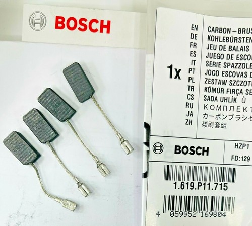 4Pc Genuine BOSCH Carbon Brushes Fit GWS 9-115S GWS710 Angle Grinder ...