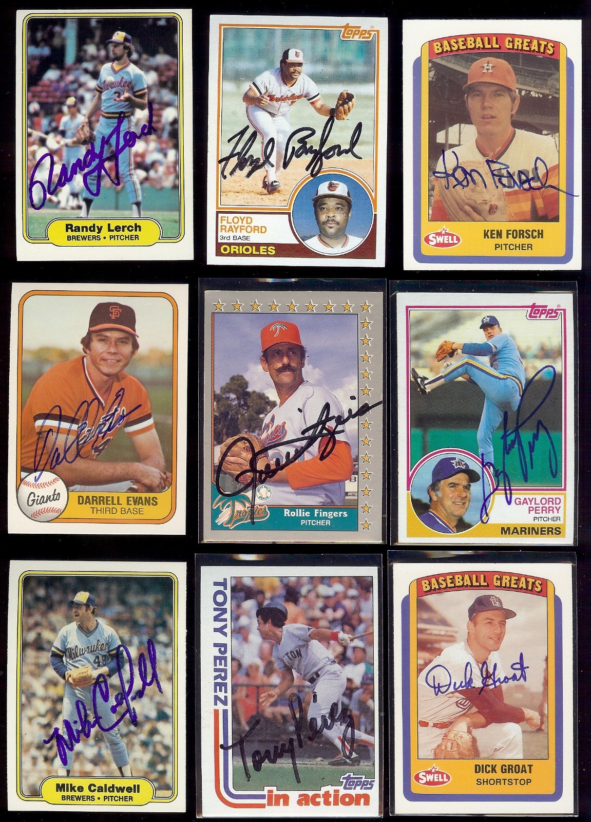 FLOYD RAYFORD Baltimore Orioles 1983 Topps SIGNED AUTOGRAPH Baseball ...