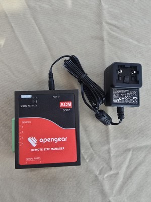 OPENGEAR Remote Site Manager ACM 5002 ACM5002-F-E (2) | eBay