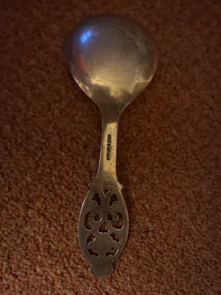 Lohne Norway 830s Silver Fancy Serving Spoon | eBay UK