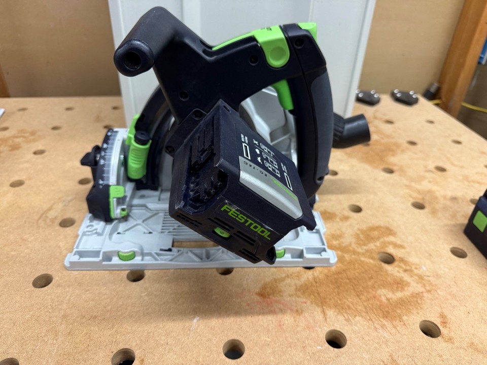 Festool TSC 55 REB-Li Cordless Track Saw, Two batteries and Charger ...