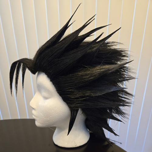 Zack spiky wig final fantasy vii magic the gathering card foil cloud ...