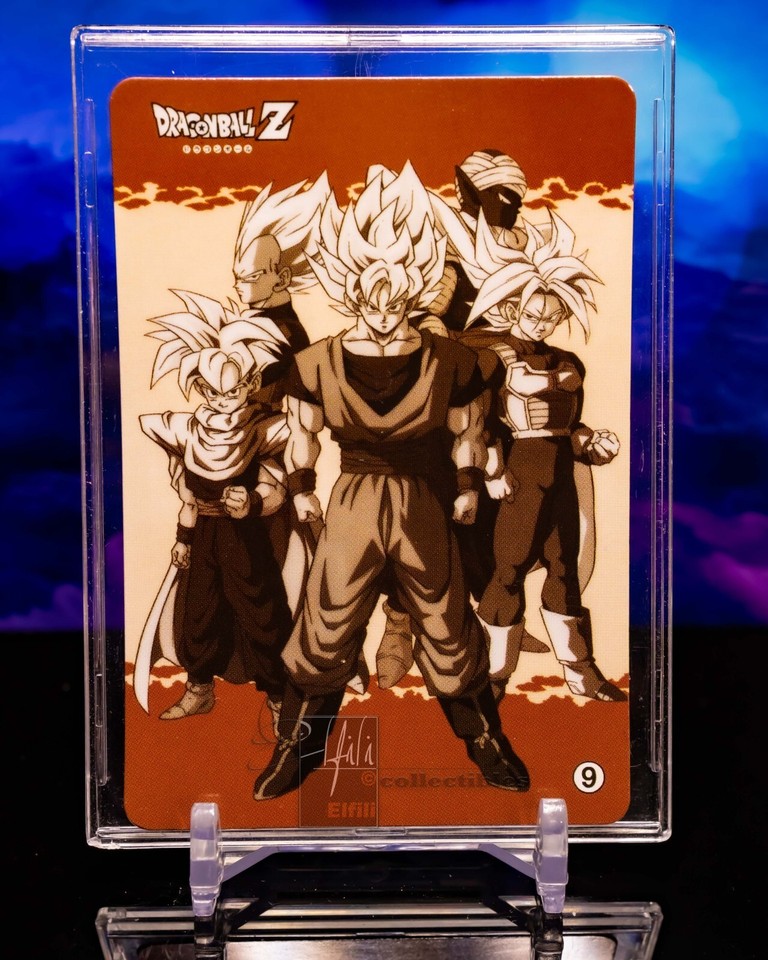 Dragon Ball Z Super Saiyan Gotenks Trunks Goten Flash Card Holo Foil No ...