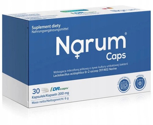 Narum Narine 30/60/90 gélules Lactobacillus Acidophilus Er-2 317/402 ...