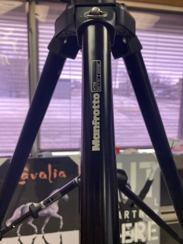 Manfrotto 475B Pro Geared Tripod + Manfrotto 329RC4 Compact Pro 3D Head ...