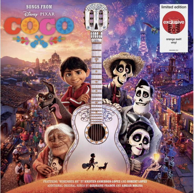 Songs From Coco Exclusive Orange Swirl Vinyl Soundtrack LP LE | eBay