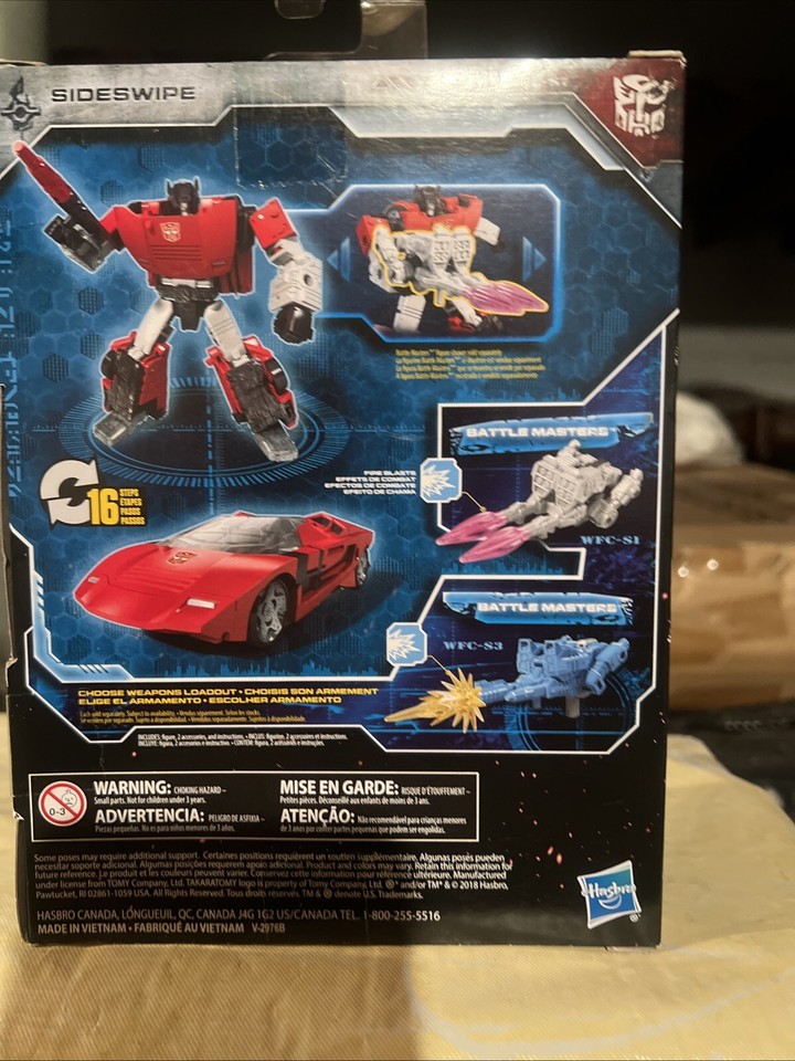 Transformers Siege Sideswipe War For Cybertron MiSb 630509754601 | eBay