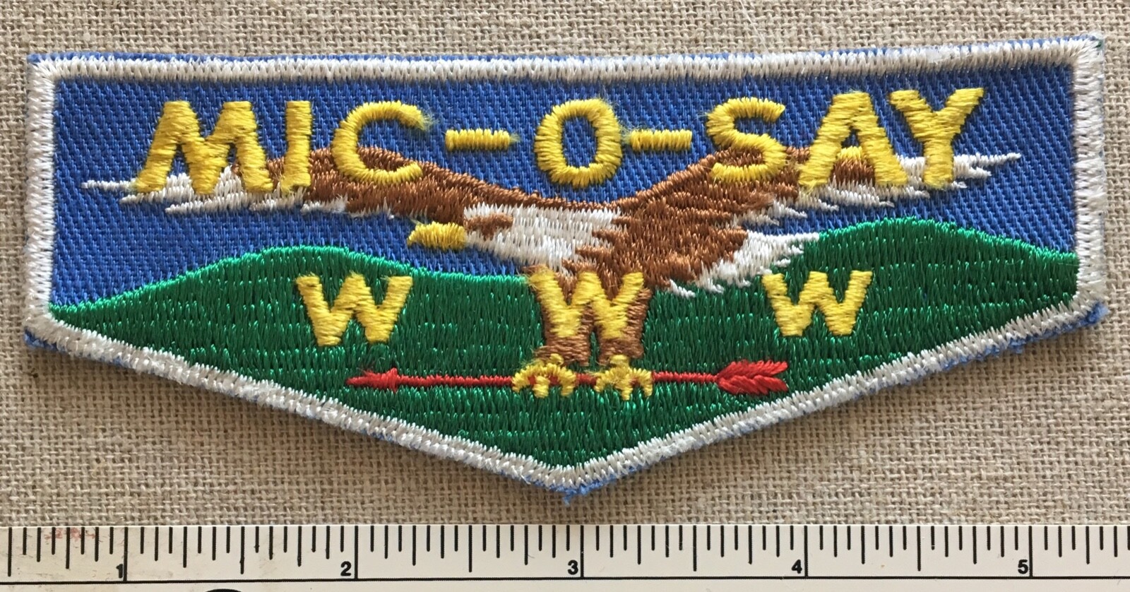 Vintage MIC-O-SAY LODGE 541 Order of the Arrow FLAP PATCH OA Colorado ...
