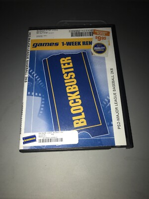 Blockbuster Video Store PS2 MLB black Label Complete 2k6 Game Manual | eBay