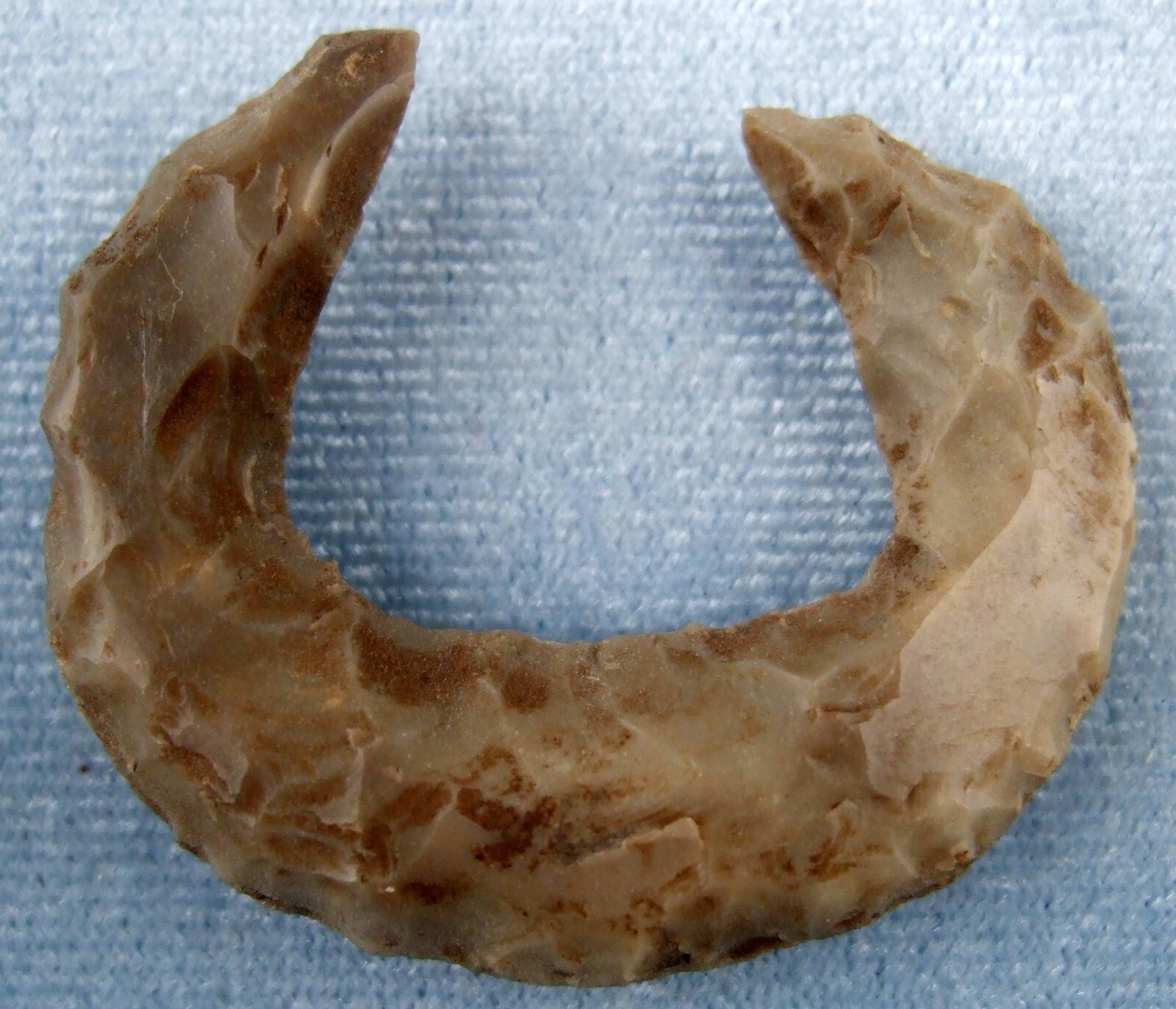 Old Authentic 1 3/4 inch Eccentric Effigy Flint Old Missouri Ozark ...