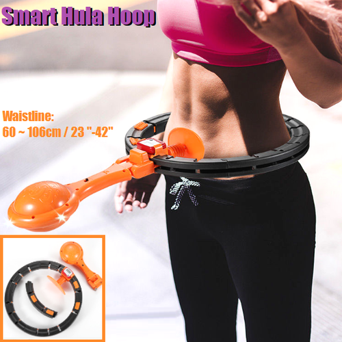 Hula Hoop Waist Slim Exercise Detachable Hoola Abdominal Fitness LCD ...
