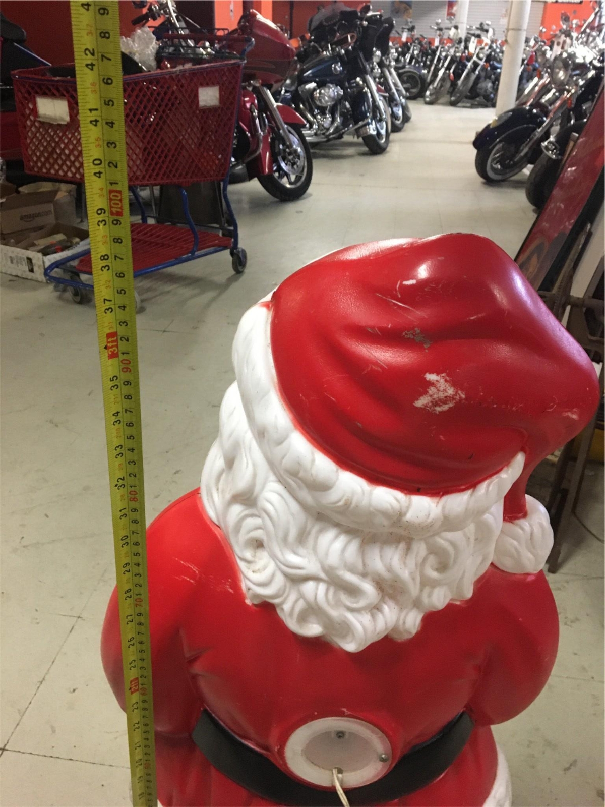 Vintage Santa Clause/ Nutcracker 40" tall plastic Grand Venture Blow ...