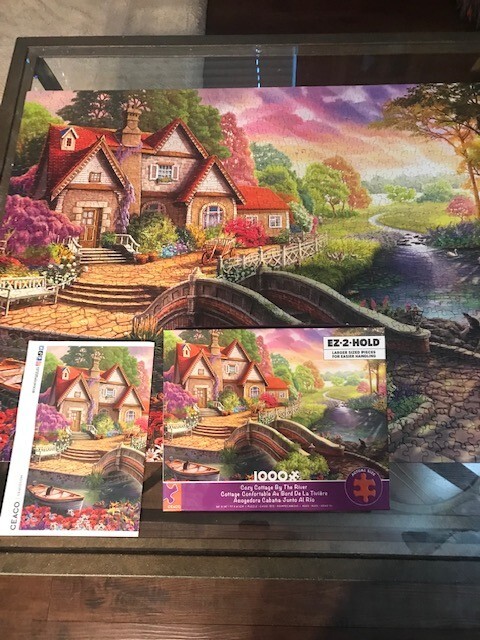 ceaco jigsaw puzzles 1000 pieces, Cozy Cottage By the River | eBay