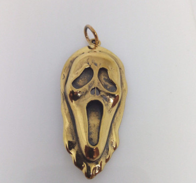Bronze Scream Ghost Face Pendant/Charm | eBay