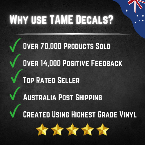 2x Boat Rego Stickers Vinyl Decal Round 450mm High-Quality Compliant ...