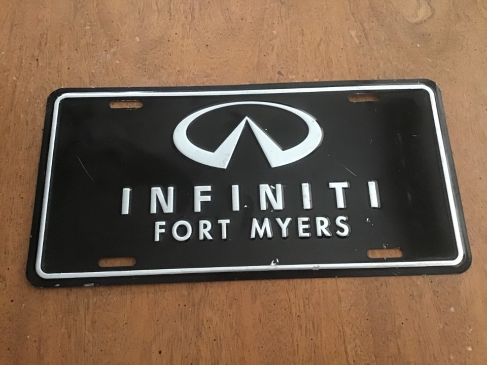 Infinity Fort Myers License Plate Booster dealership auto | eBay